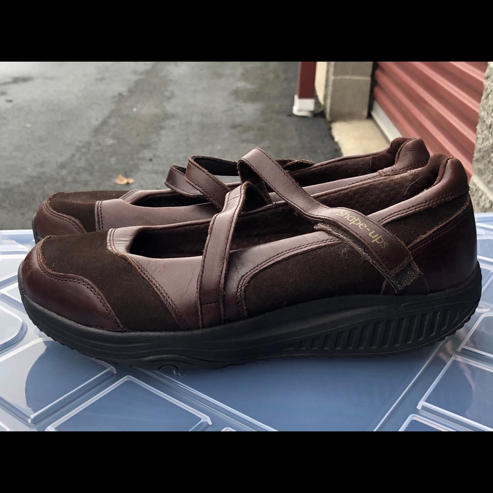 Skechers Shape Ups Rocker Mary Jane Toning Shoes - Gem